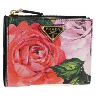 Prada Portefeuille Vintage Pre-owned - Femme - Pre-owned - Rose - Taille: ONE Size