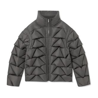 Axel Arigato Gestrickte Steppjacke - - Jackets - Herren - Grau - M