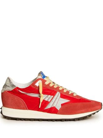 Golden Goose Low-Top Sneaker - Red Sneakers With Suede Overlays - Gr. 41 (EU) - in Rot - f&uuml;r Damen