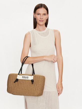 Tous Handtasche TOUS Capazo L Scoubidou 2001716959 Beige