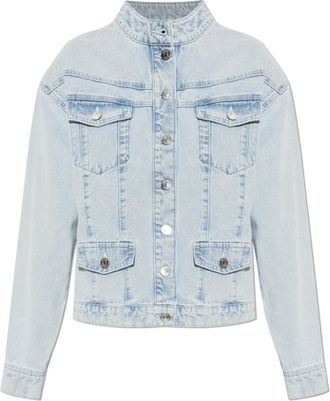 Gestuz Femme, Vestes, Bleu, Taille: 38 FR Gzparwana Veste en jean