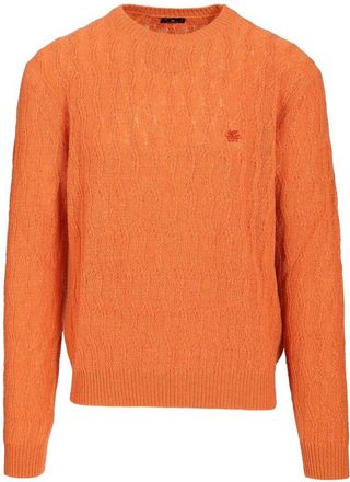 Etro Pull &agrave; col rond en cachemire Etro