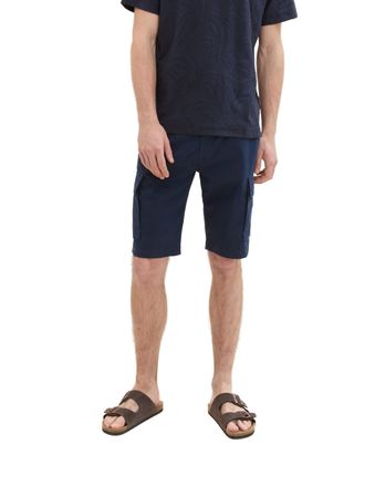 Tom Tailor Herren Regular Fit Cargo Shorts, sky captain blue, XL