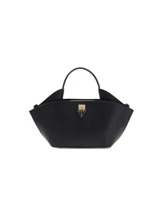 Guess Womens Tote Bag Black Polyurethane - Tote-Bags