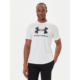 Under Armour T-Shirt Ua Sportstyle Logo Update Ss 1382911 Wei&szlig; Loose Fit