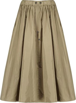 Max Mara Femme, Jupes, Vert, Taille: 36 FR Midi Skirt