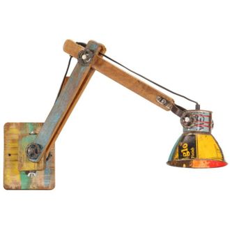 vidaXL Applique Style industriel Multicolore Ronde E27
