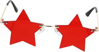 Soimiss 1 Paire De Lunettes De De F&ecirc;te Lunettes De Mode Accessoires Unisexes Lunettes D&eacute;coratives De F&ecirc;te De Mode En