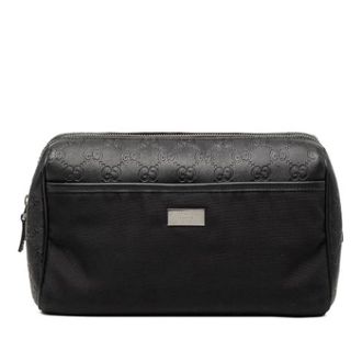 Gucci Sac pochette Pre-owned - Femme - Pre-owned - Noir - Taille: ONE Size