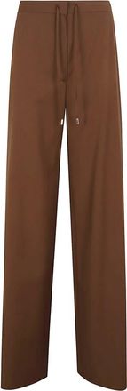 Max Mara Femme, Pantalons, Brun, Taille: 38 FR Corone Wide Pantalons