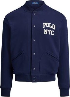 Polo Ralph Lauren Bomber imprim&eacute; en coton m&eacute;lang&eacute;