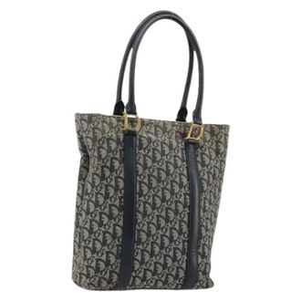 Dior Pre-owned Vintage Trotter Canvas Tote Bag - - Pre-owned - Damen - Blau - ONE SIZE
