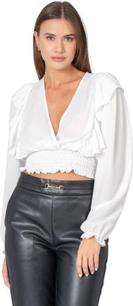 Kocca Femme, Blouses et Chemises, Blanc, Taille: 42 FR Blouse Uarionx