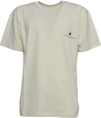 Marcelo Burlon Homme, Tops, Blanc, Taille: XL S6Cmmath095 T-Shirt