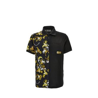 Versace Jeans Couture T-Shirts und Polos Schwarz - - Shirts - Herren - Schwarzk - S