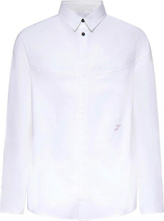 Jacquemus Homme, Chemises, Blanc, Taille: L Atelier chemise &agrave; manches longues
