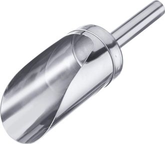 Westmark Back-/Abwiege-/Abfüllschaufel, Füllvolumen: 300 ml (ca. 350 g Mehl), rund, Rostfreier Edelstahl, Silber, 91132270