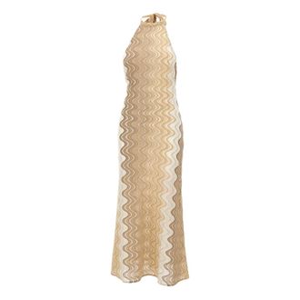 MC2 Saint Barth Femme, Robes, Beige, Taille: 38 FR Tony Long Dress