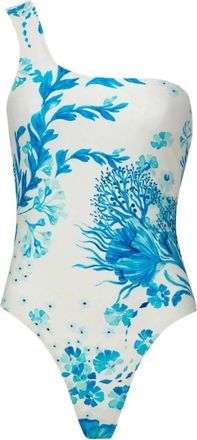 Riani Femme, Maillots de bain, Multicolore, Taille: 44 FR Maillot de bain une pi&egrave;ce Aquarelle Botanique