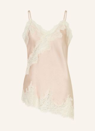 Neo Noir Neo Noir Top Viole Mit Spitze weiss