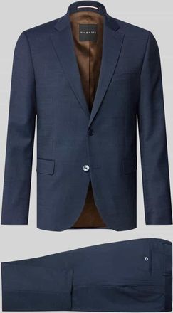 Bugatti Regular Fit Anzug mit 2-Knopf-Sakko