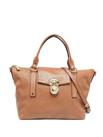 Michael Kors sac cabas en cuir - Marron