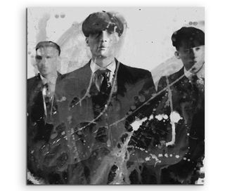 Paul Sinus Art Peaky_Blinders_60x60cm Splash Art Paul Sinus Aquarell, Gemälde, Kunstbild auf Leinwand