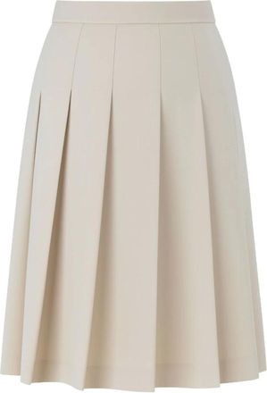 Max Mara Femme, Jupes, Gris, Taille: 40 FR Gimmy Pleated Wool Skirt
