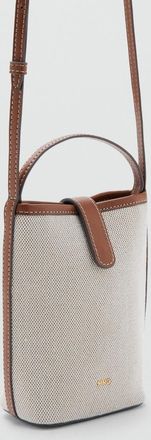 Mango Housse t&eacute;l&eacute;phone portable bandouli&egrave;re beige - Femme - Taille unique - MANGO