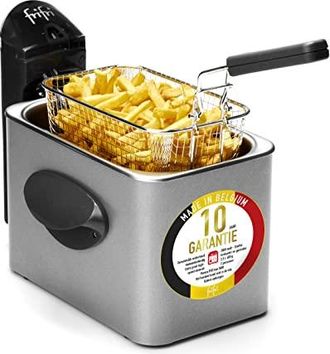 FriFri 1900 - Friteuse - 2,5L - 2000W - Argent