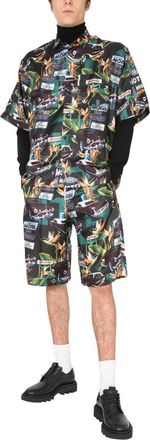 Givenchy Silk Bermuda Shorts - Black