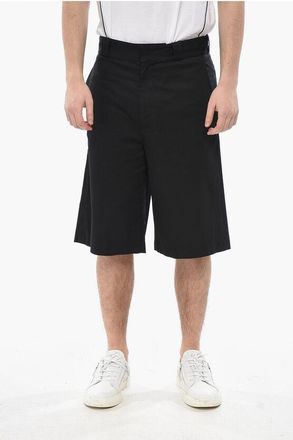 Givenchy Stretch Cotton Chino Shorts With Concealed Closure size 44