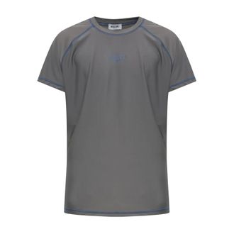 Moschino T-shirt de la ligne Active - Homme - Sport - Gris - Taille: S