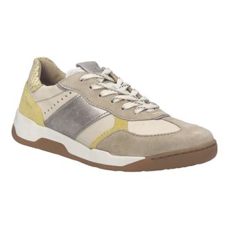 Josef Seibel Keilsneaker JOSEF SEIBEL Arleen 01, Damen, Gr. 38, natur kombiniert, Leder, Veloursleder, kontrastfarbene Details, Schuhe, Freizeitschuh, Halbschuh, S