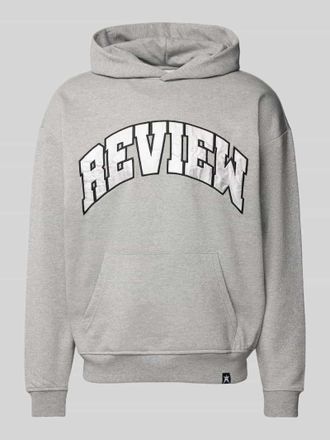 Review Hoodie mit Kapuze