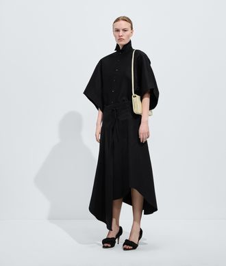 Bottega Veneta Jupe en toile de coton compacte - Noir - Femme - 32