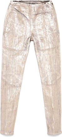 Rick Owens Hose mit Riss-Effekt - Gold