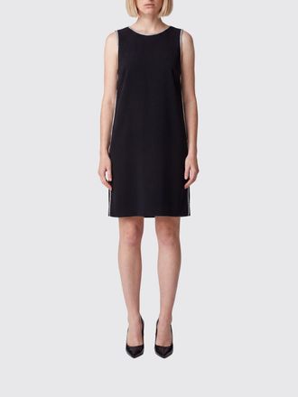 Sportmax Mini-robe fourreau &agrave; &eacute;paules d&eacute;nud&eacute;es avec ceinture bijou
