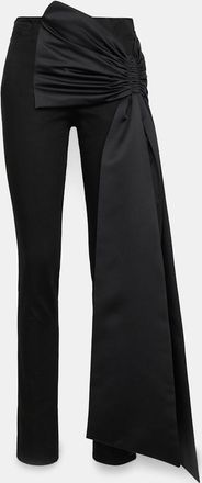 Dorothee Schumacher Skinny Jeans mit großer Satin-Schleife
