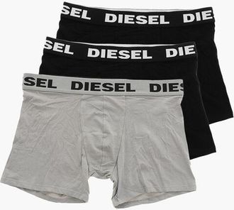 Diesel 3 Pack Stretch Cotton Boxers with Logoed Band size S