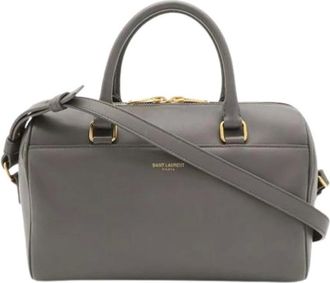 Saint Laurent Sac bandouli&egrave;re vintage doccasion - Femme - Pre-owned - Gris - Taille: ONE Size