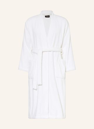 Caw&Ouml; Damen-Bademantel Luxury Basics weiss