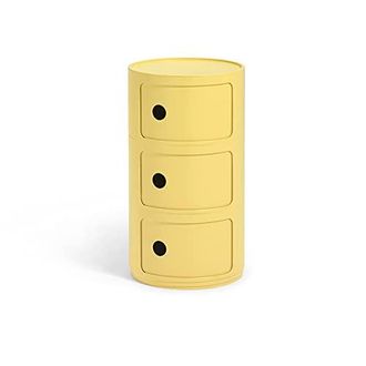 Kartell Componibili Bio, Meuble Conteneur 3 éléments, Jaune