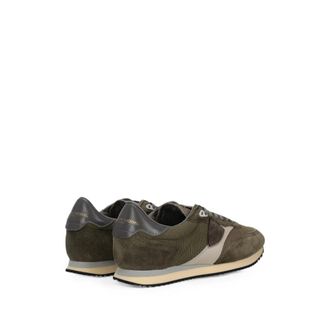 Philippe Model Suede & Fabric Sneakers - Green