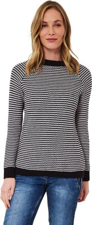 Cecil Damen Langarmshirt B318613, Aquatic Blue Melange, XS