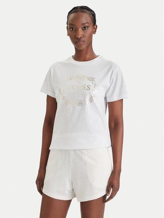 Guess T-Shirt E6GI00 I3Z14 Wei&szlig; Regular Fit