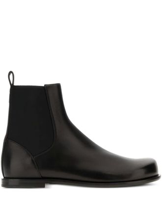 Fendi bottines en cuir - Noir