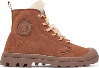 Palladium Schn&uuml;rstiefeletten Pampa Hi Zip Wl Hivr 94978-291-M Braun