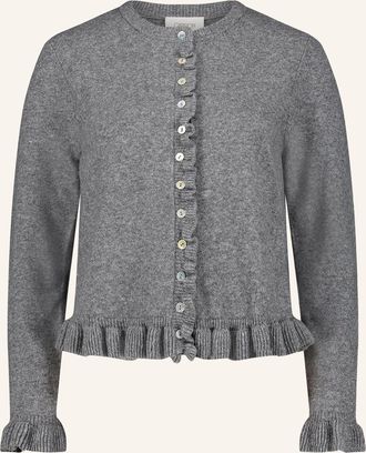 Cartoon Cartoon Strickjacke Mit R&uuml;schen grau