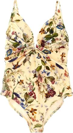 Zimmermann Femme, Maillots de bain, Multicolore, Taille: 42 FR Patience Tuck Plunge One-Piece